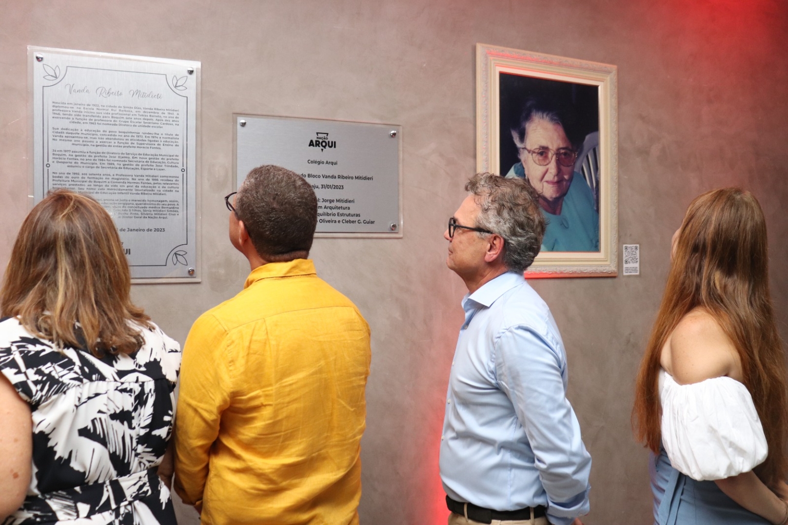 Colégio Arqui inaugura prédio em homenagem à professora Vanda Mitidieri ...